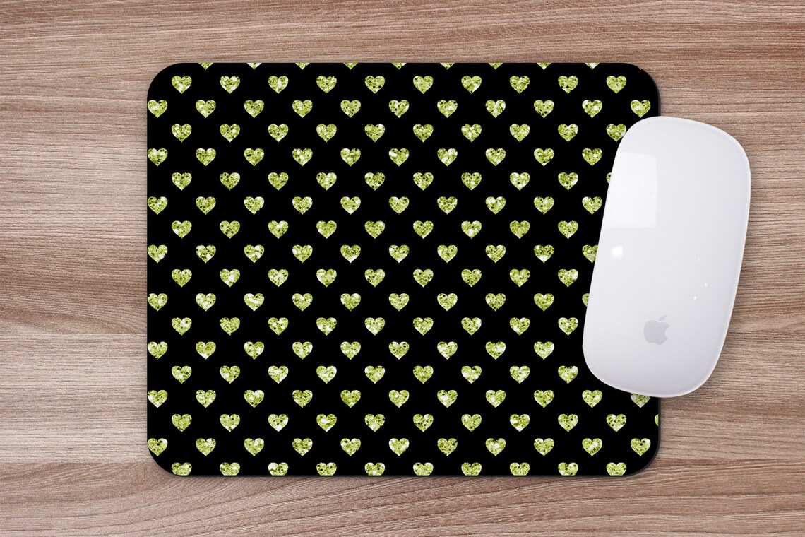 100 Seamless Black and Glitter Heart Pattern Digital Papers | Etsy