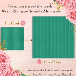 100 Seamless Solid Knitting Pattern Digital Papers 12" 300 Dpi Planner ...