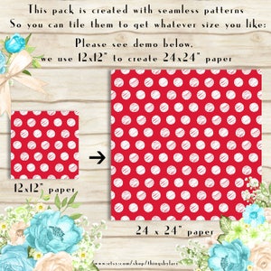100 Seamless White Hand Drawn Polka Dot Papers in 12" X 12", 300 Dpi ...