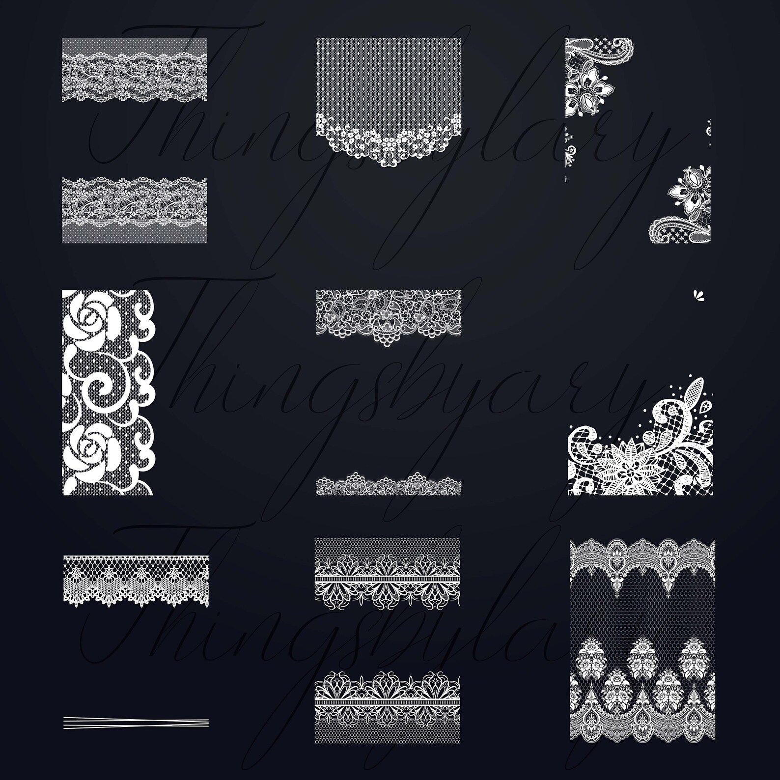 27 White Lace Overlays Borders Frames Images A4 Size PNG - Etsy
