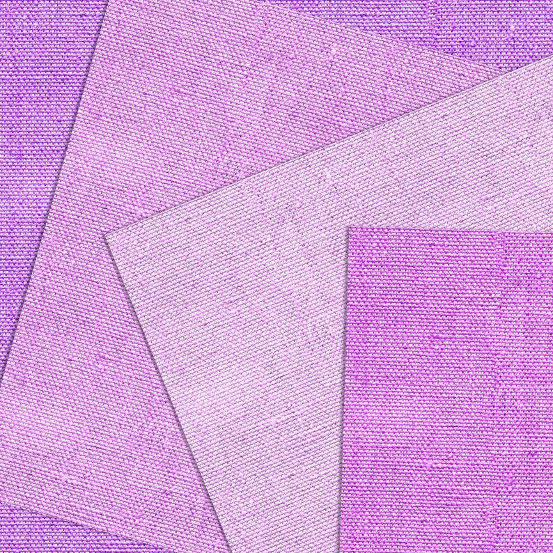 18 Seamless Realistic Purple Lilac Burlap Digital Papers 12 X 12 Inch ...