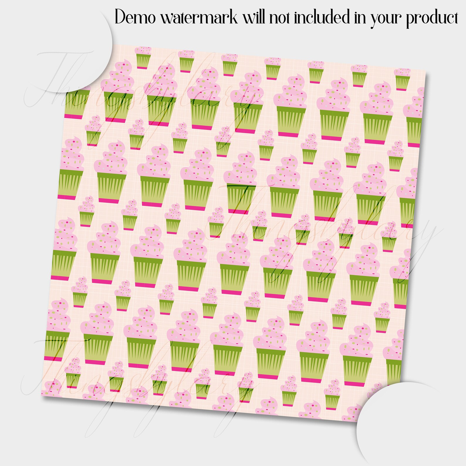 12 Bakery Digital Papers in Spring Theme Color in 12 Inch - Etsy