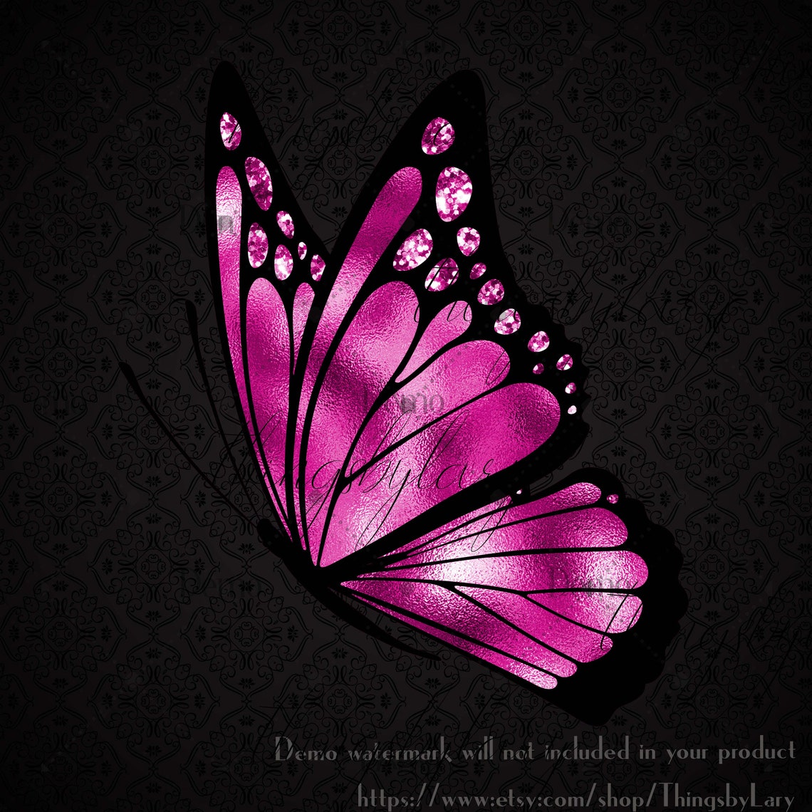 100 Luxury Butterfly Cliparts, Planner Clipart, Colorful Butterfly ...