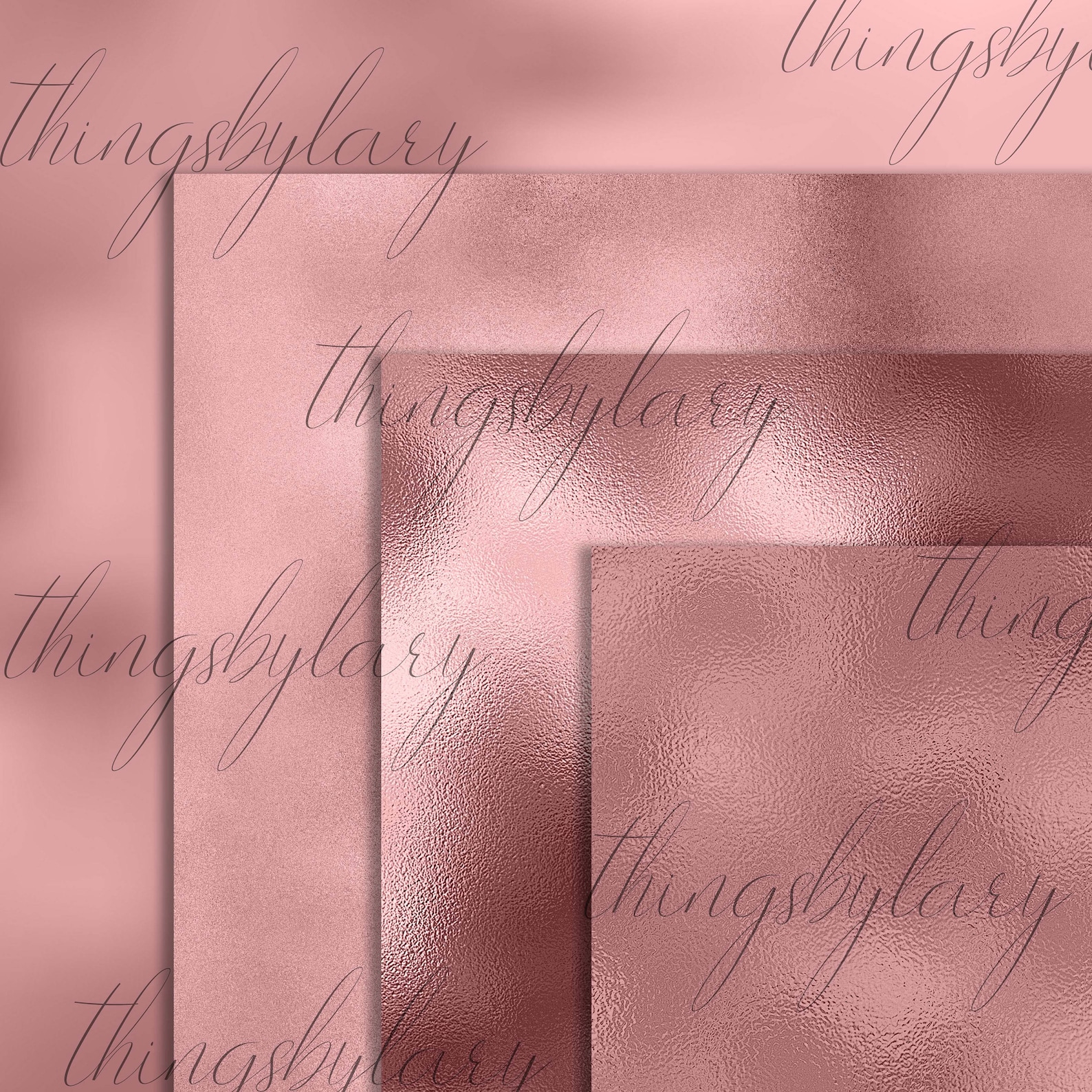 42 Rose Gold Foil Papers 12 Inch 300 Dpi Planner Paper - Etsy