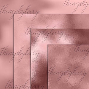 42 Rose Gold Foil Papers 12 Inch, 300 Dpi Planner Paper, Commercial Use ...