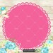 100 Lace Circle Frame Clipart, Frame Digital Clip Art, Label Clipart ...