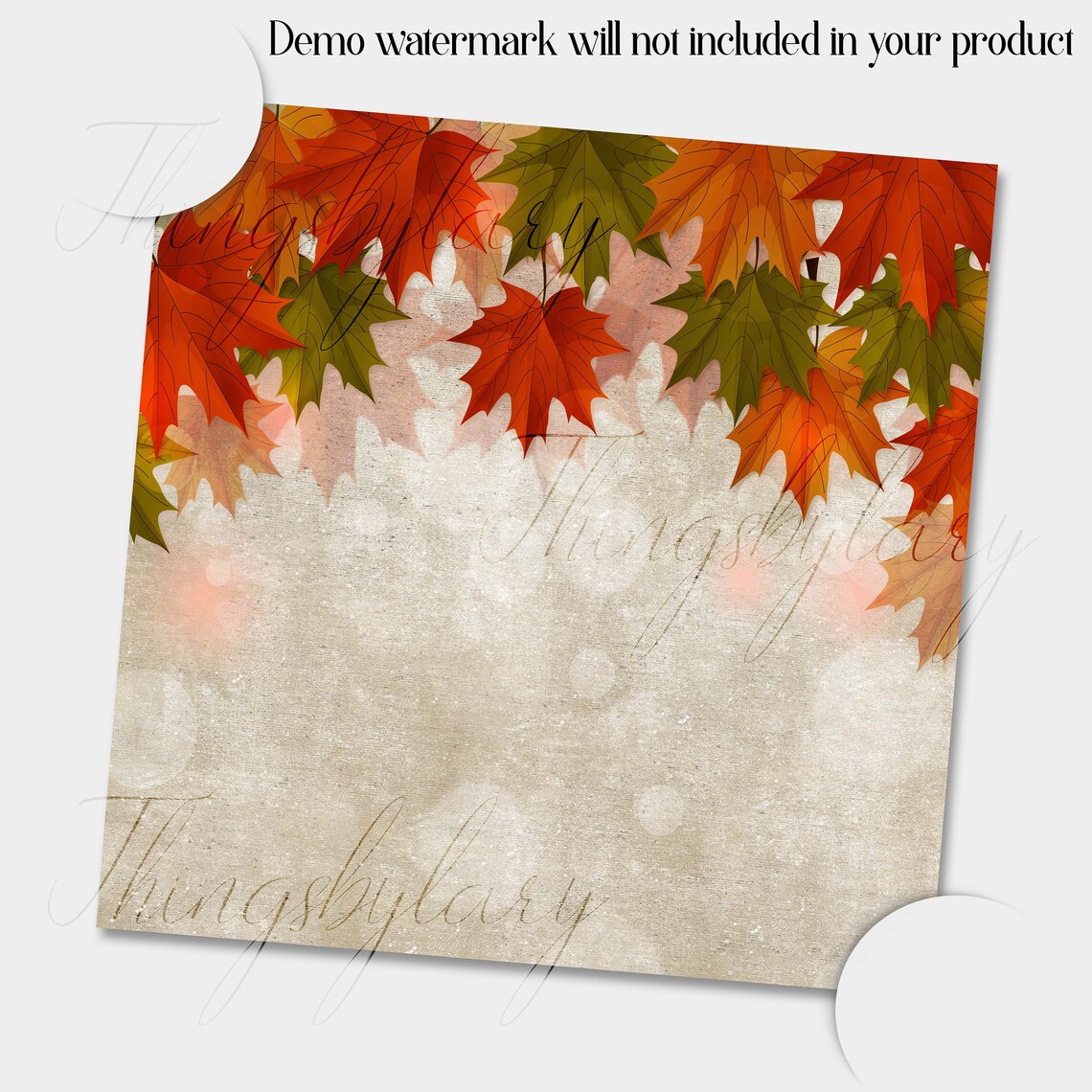 18 Fall Leaf Digital Papers 300 Dpi Instant Download Commercial Use ...