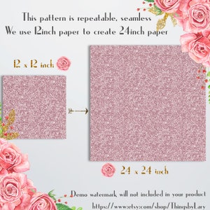 100 Seamless Light Shade Glitter Digital Papers Commercial Use ...