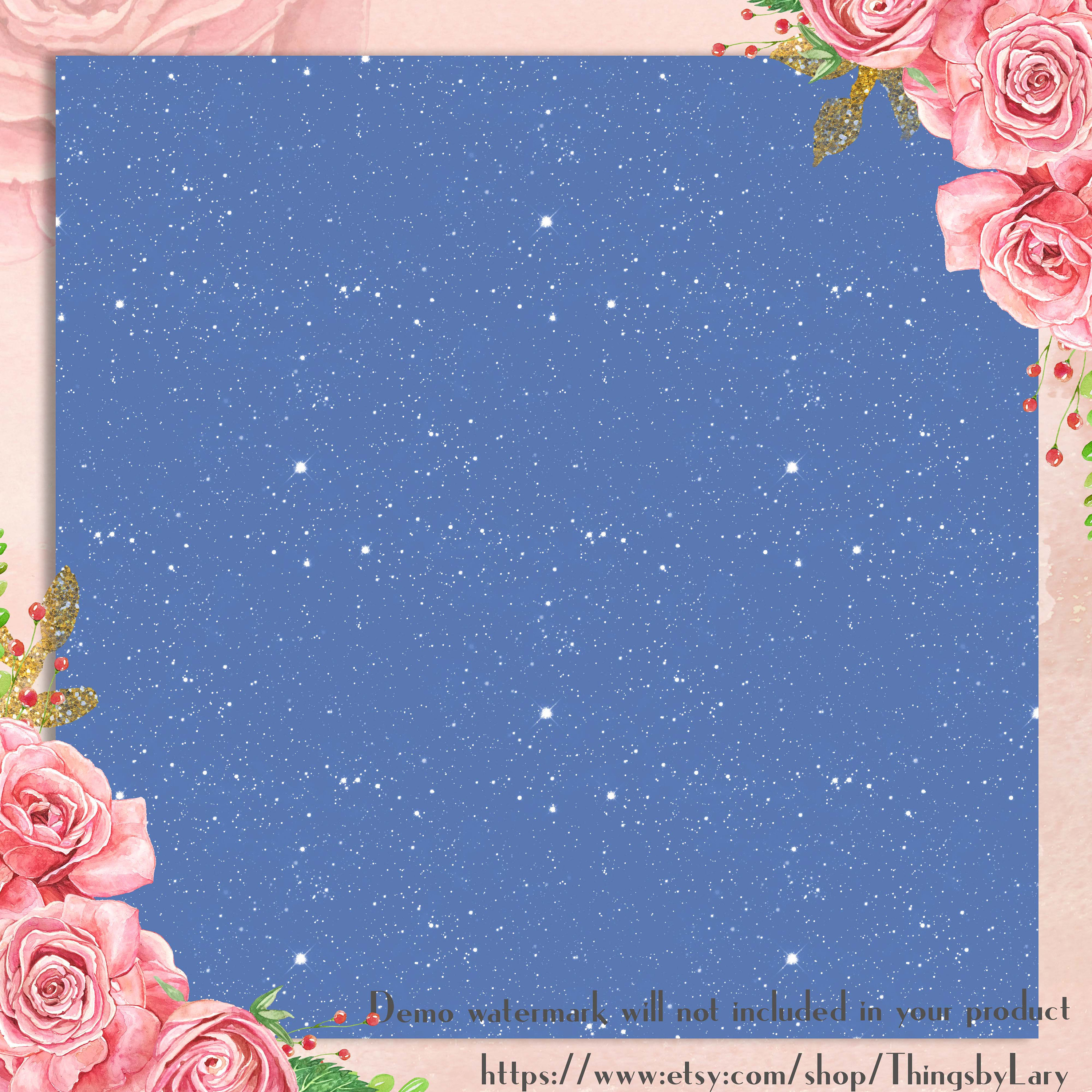 100 Seamless Starry Night Papers in 12inch,300 Dpi Planner Paper ...