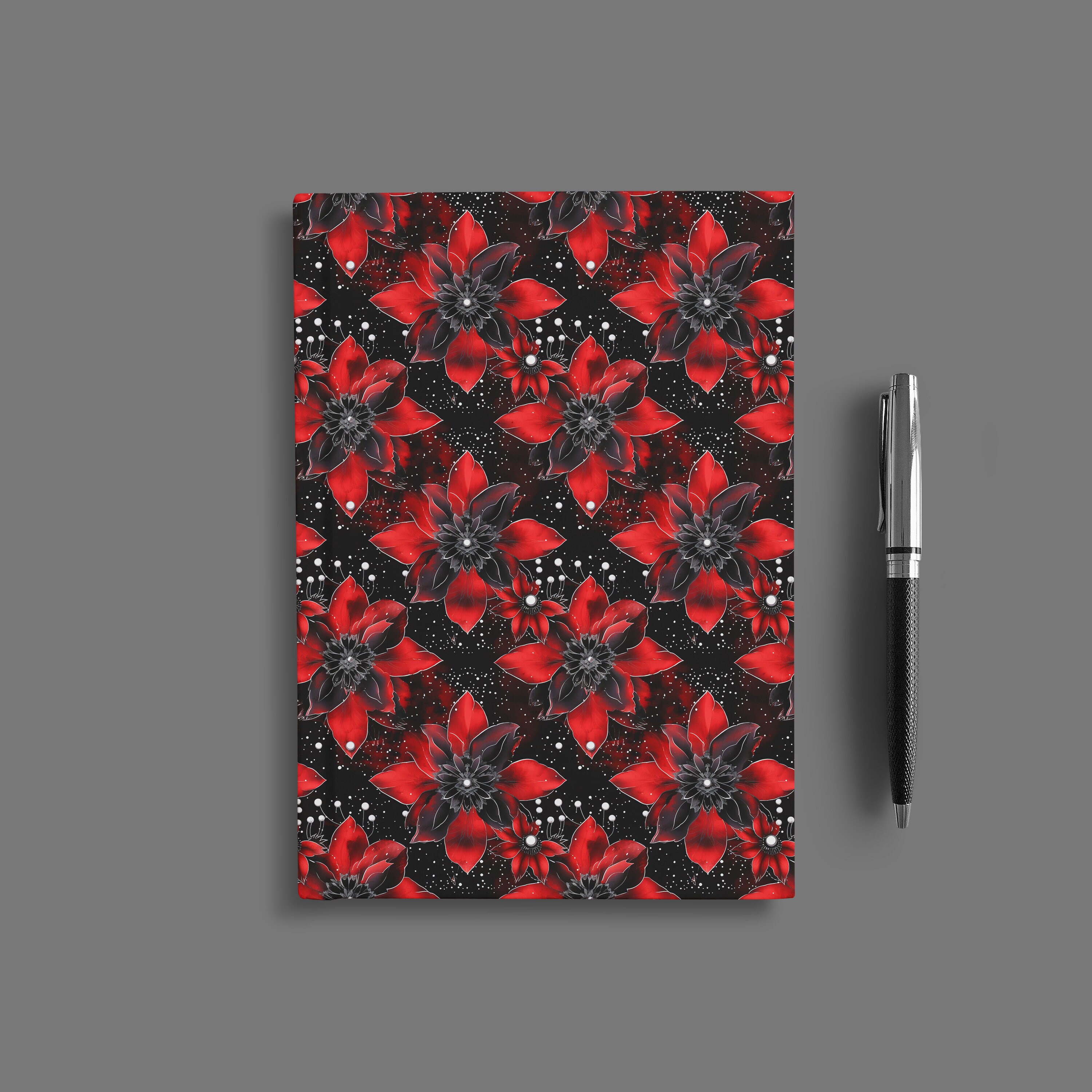 20 Seamless Gothic Floral With Black Digital Papers Commercial Use ...