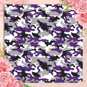 20 Seamless Military Camouflage Digital Papers 12" 300 Dpi Military ...