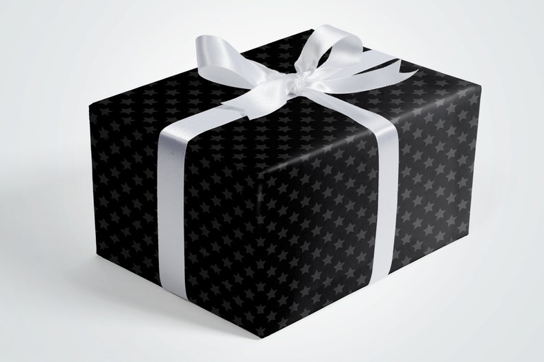 100 Seamless Black and Solid Star Pattern Digital Papers | Etsy