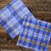 16 Luxury Gold and Royal Blue Glitter Plaid Tartan Digital - Etsy