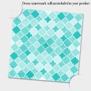 100 Seamless Color Quatrefoil Pattern Papers 12 Inch 300 Dpi Instant ...