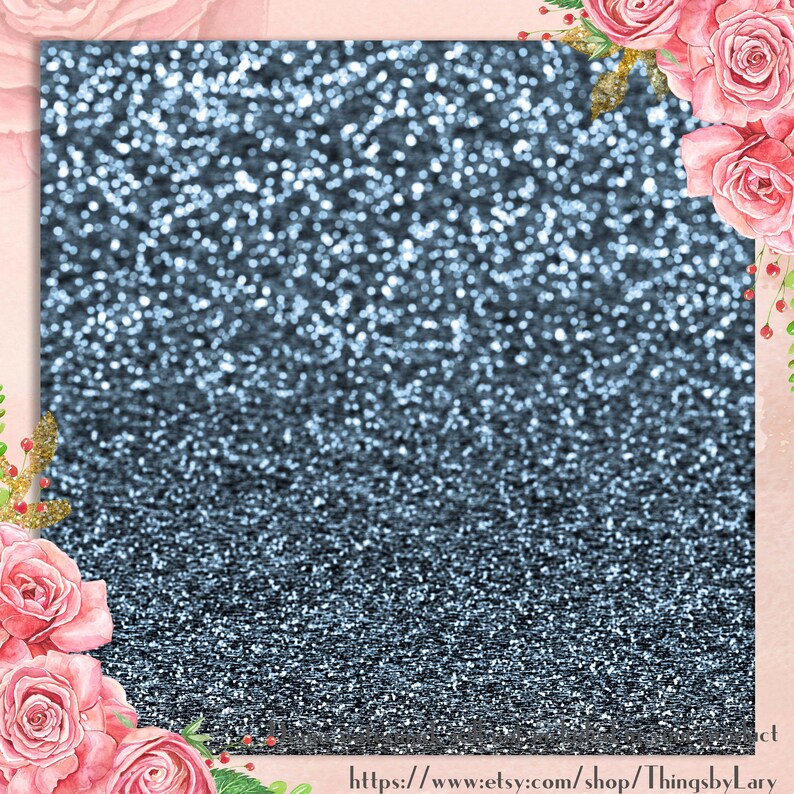 100 Bokeh Glitter Paper 3 in 12" X 12", 300 Dpi Planner Paper ...