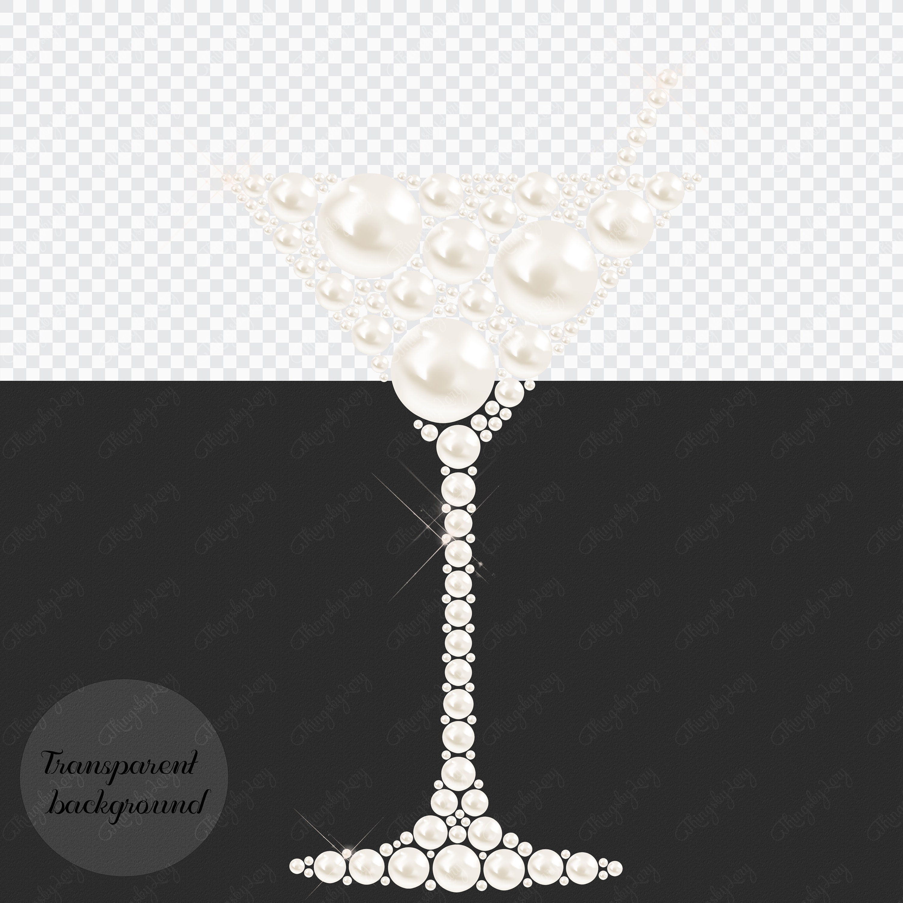 32 Diamond Pearl Gemstone Martini Cocktail Glass PNG Images Commercial ...