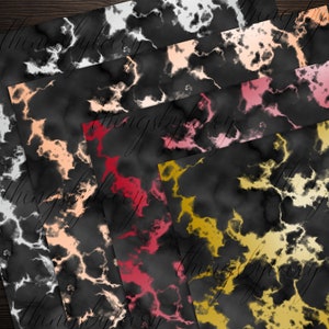 100 Seamless Black & Soft Color Marble Digital Papers 12x12" 300 Dpi ...