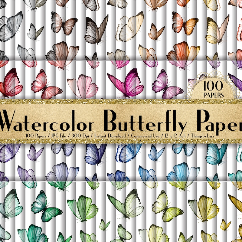 Butterfly Paper - Etsy