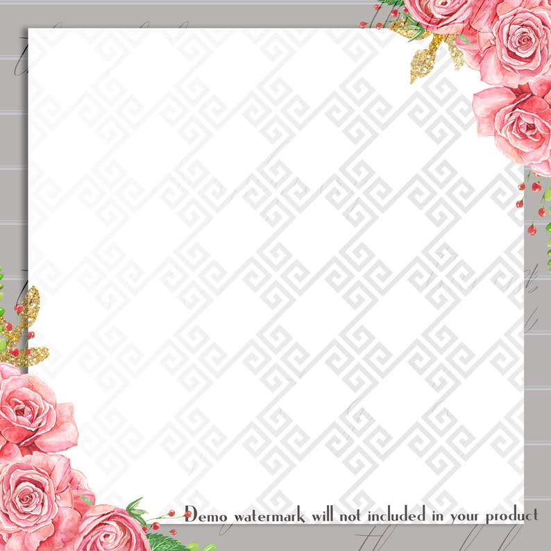 32 Gray Blended Greek Key Pattern Digital Papers 12x12 - Etsy