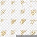 16 Gold Glitter Corner Borders,floral Ornament,corner Wedding ...