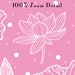 100 Seamless White Lotus Papers in 12" X 12", 300 Dpi Planner Paper ...
