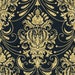 42 Gold Glitter Seamless Damask Ornament Overlays 12inch Transparent ...