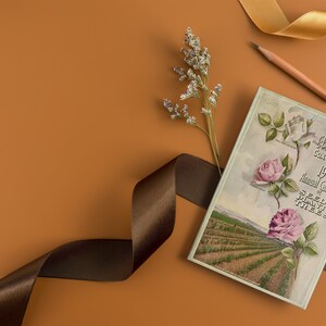 16 Antique Rose Garden Digital Paper 8.5x11" Instant Download ...