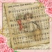 16 Vintage Christmas Music Sheet Digital Papers 12x12" Christian Hymns ...