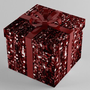 20 Luxury Shimmer Maroon Sequin Digital Papers Commercial Use Holiday ...