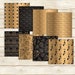 24 Black & Gold Christmas Digital Papers 12 X 12 Inch 300 Dpi - Etsy