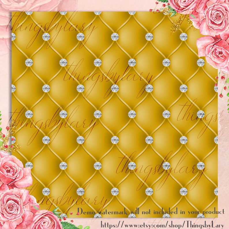 16 Seamless Diamond Upholstery Papers, Digital Paper, Upholstery Paper ...