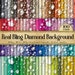 100 Bling Bling Real Diamond Background Digital Papers 12x12" 300 Dpi ...