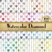 100 Watercolor Diamond Papers 12 Inch,300 Dpi Planner Paper,commercial ...