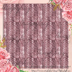 100 Glam Sequin Texture Papers in 12inch, 300 Dpi Planner Paper ...