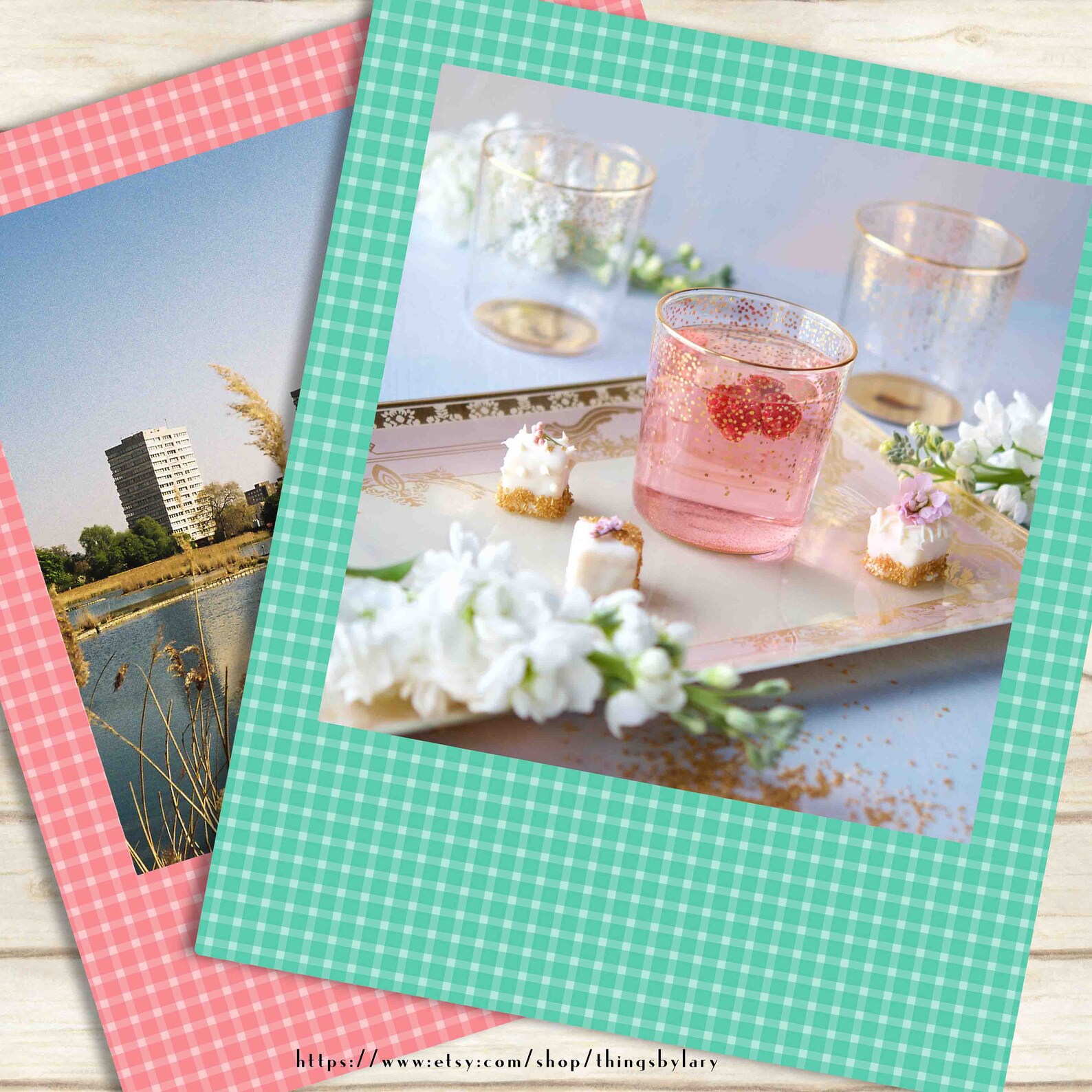 100 Gingham Photo Digital Clip Arts Images PNG Transparent - Etsy