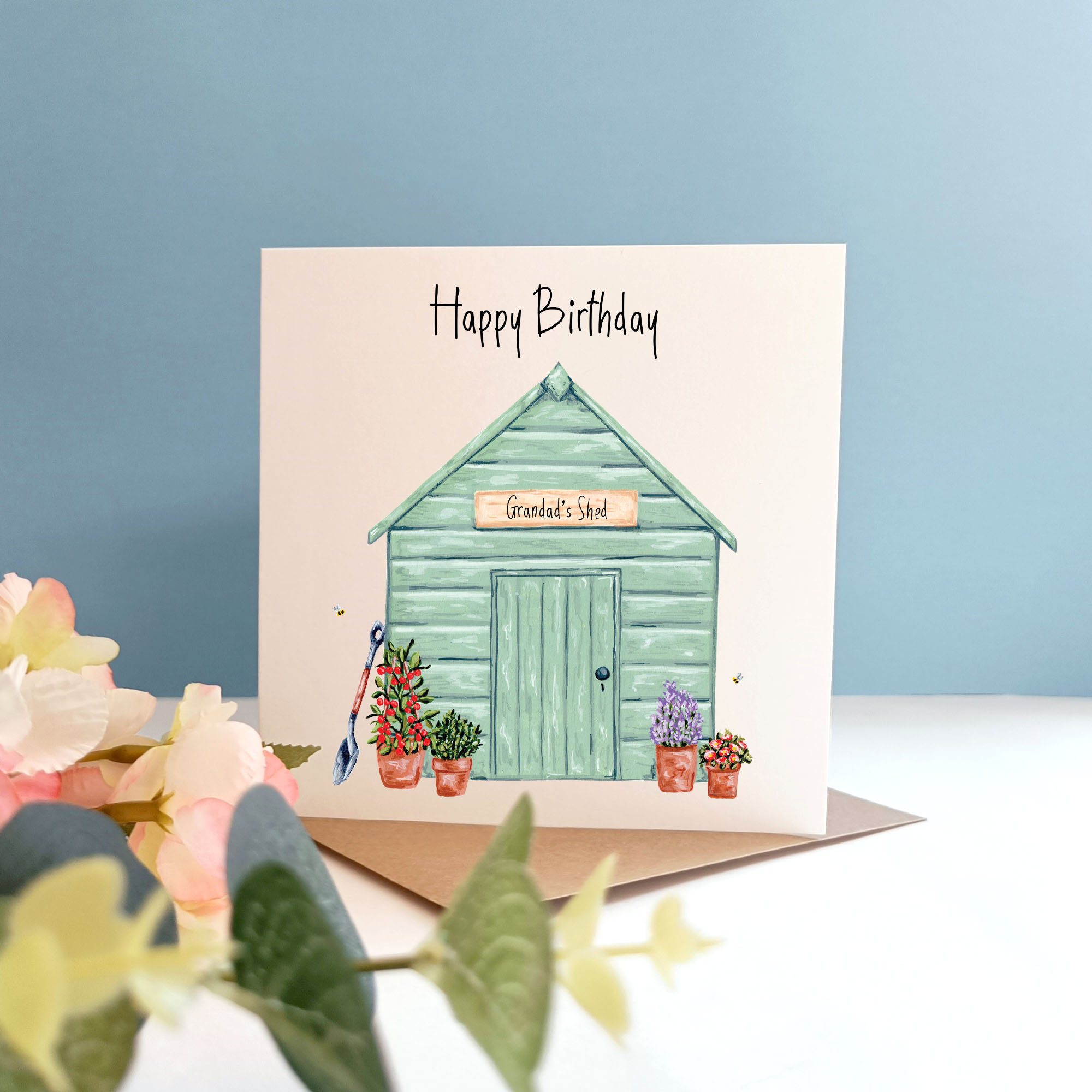 Personalised Shed Birthday Card Garden Shed Card - Etsy