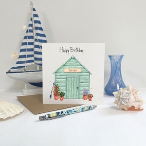 Personalised Shed Birthday Card | Garden Shed Card - Etsy