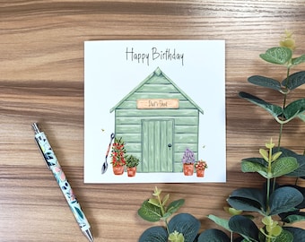 Shed Birthday Card - Etsy UK