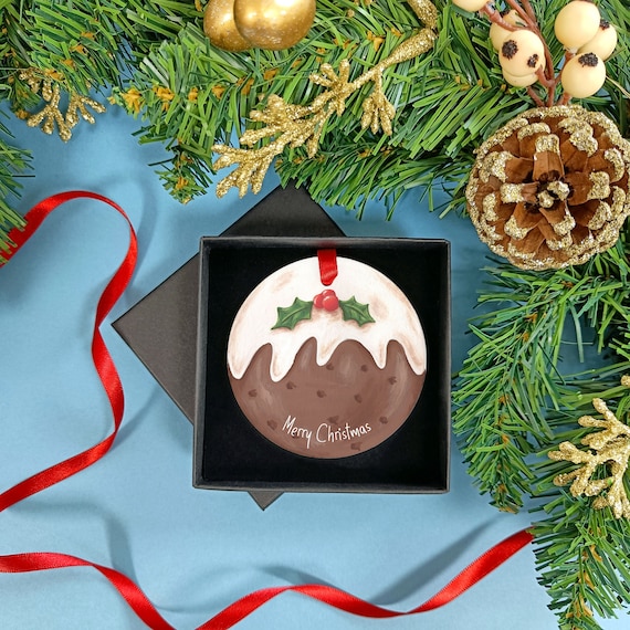 Christmas Pudding Decoration Personalised Christmas Tree - Etsy UK