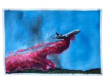 Firefighting Art - Etsy