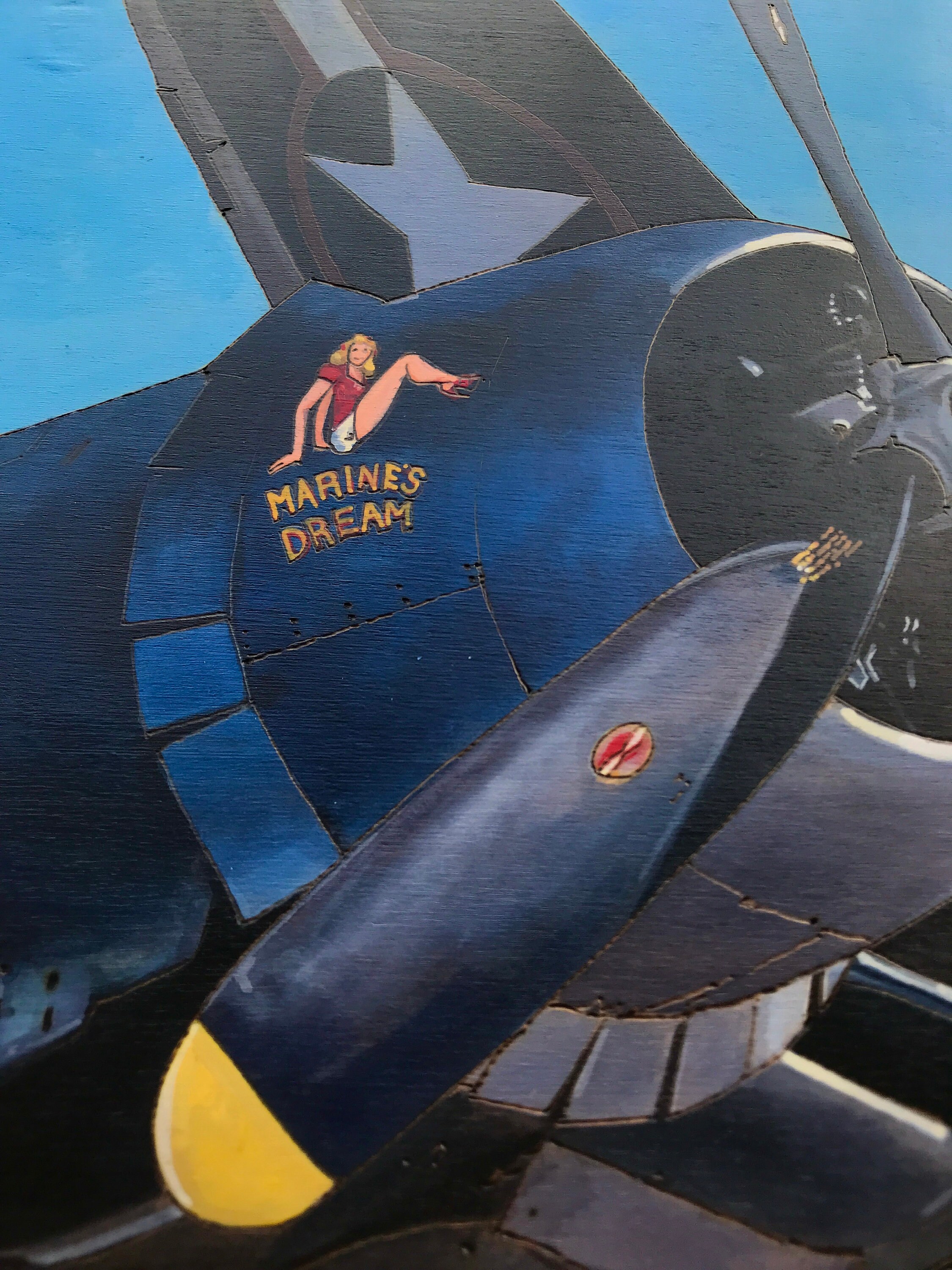 FG-1D Corsair - Marine’s Dream Original Warbird Painting | Historic ...