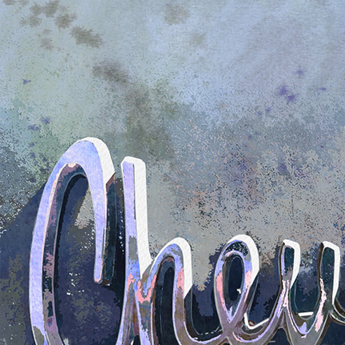 Chevelle by Chevrolet Art Print Patina & Chrome Chevy Chevelle ...