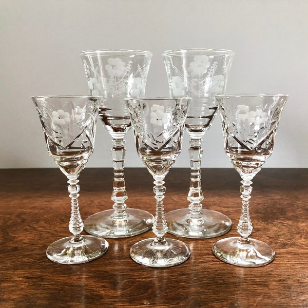 Vintage Stemware - Etsy