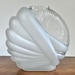 Vintage 80s Art Deco Style Art Glass Balos Vase Mouth Blown Frosted ...