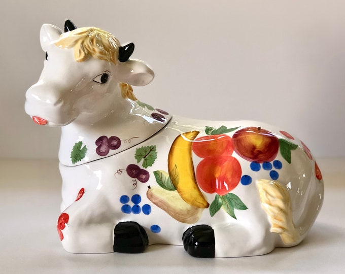 Les Fruits Cow Cookie Jar Ltd Edition La Moola-moola TM De Graff ...