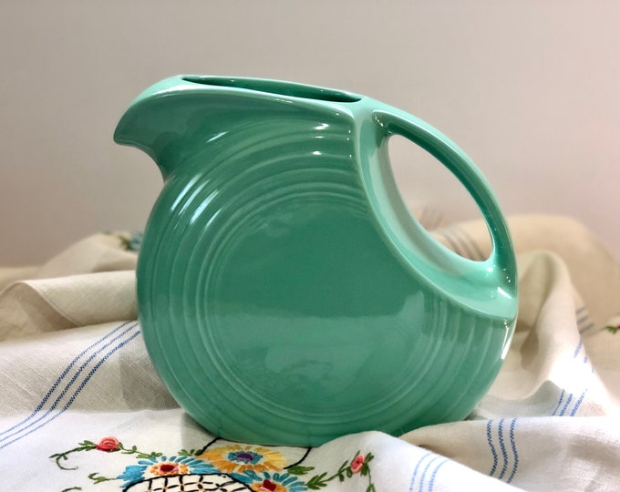 Vintage Fiesta Original Light Green Pitcher Homer Laughlin - Fiesta ...