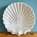 Extra Large White Pearlescent Plastic Bowl White Sea Shell - Etsy
