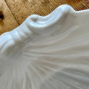 Extra Large White Pearlescent Plastic Bowl White Sea Shell - Etsy
