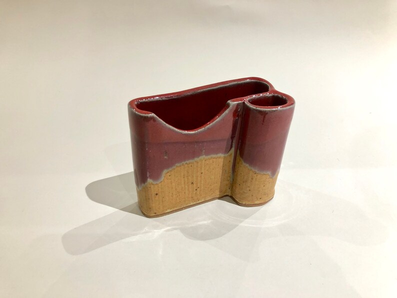 Smoky Mountain Pottery Two Tone Ceramic Art Modern Industrial - Etsy