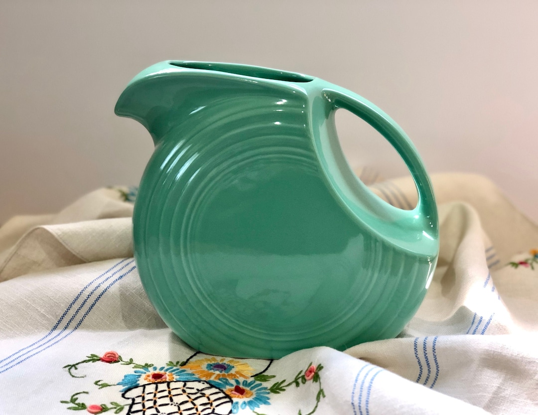 Vintage Fiesta Original Light Green Pitcher Homer Laughlin - Fiesta ...